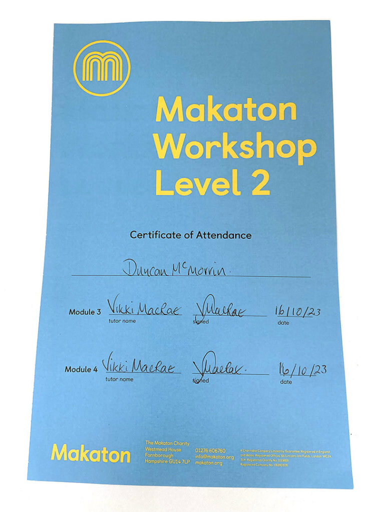 Friendly Cabs CEO, Duncan, Completes Makaton Level 2 Sign Language ...